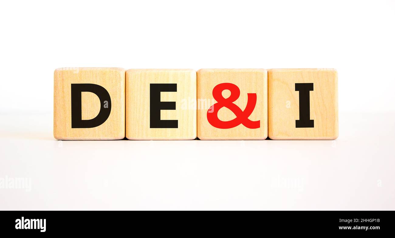 DEI, Diversity, equity and inclusion symbol. Concept words DEI ...