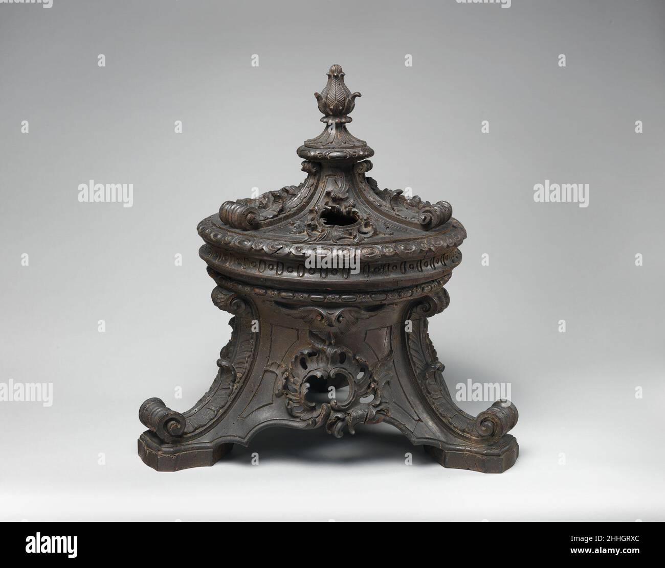 Brazier cover and base 18th century French. Brazier cover and base ...