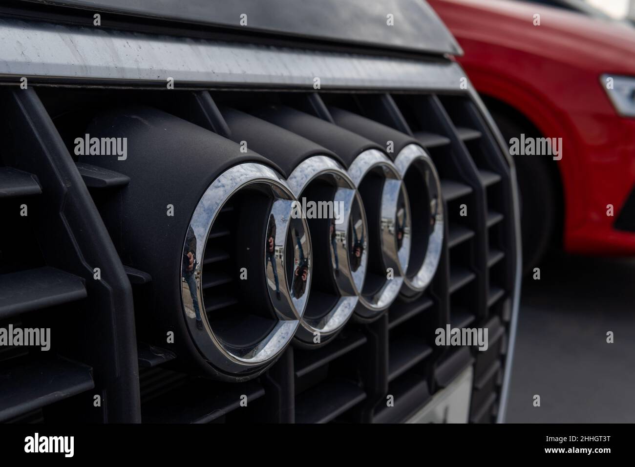 Audi emblem a car hi-res stock photography and images - Alamy