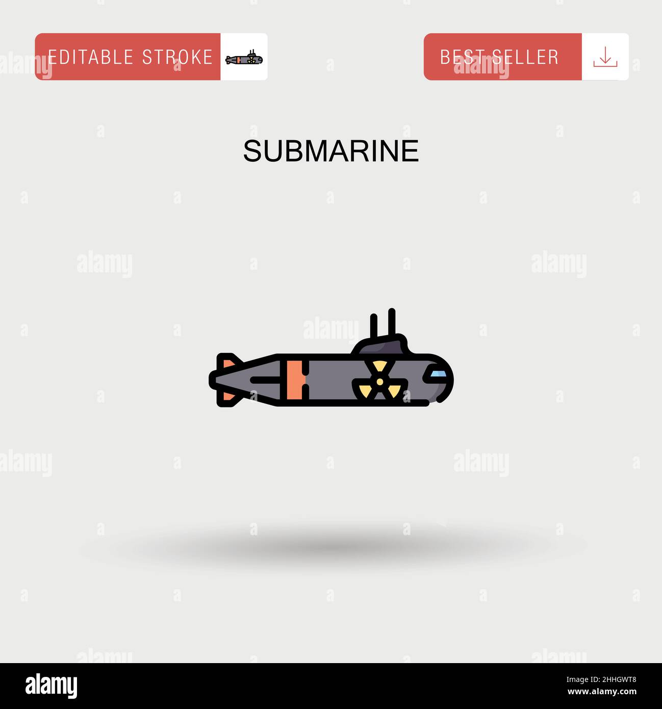 Submarine painting hi-res stock photography and images - Alamy