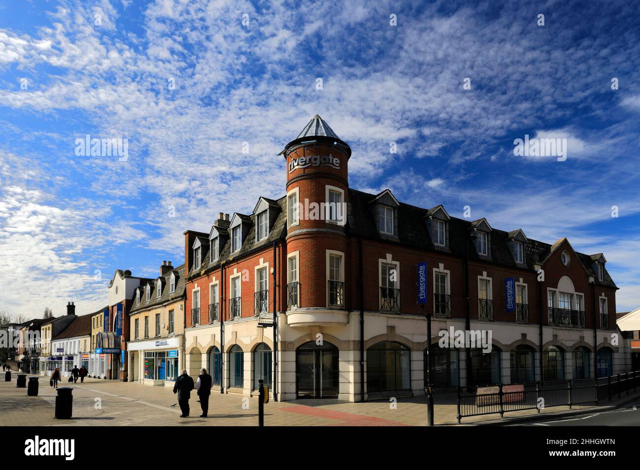 The Rivergate shopping arcade building, Peterborough City ...