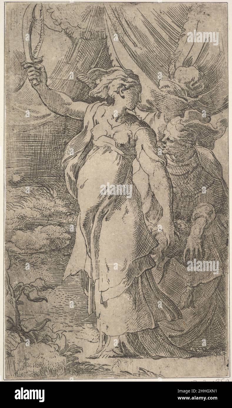 Judith early 16th century Parmigianino (Girolamo Francesco Maria ...