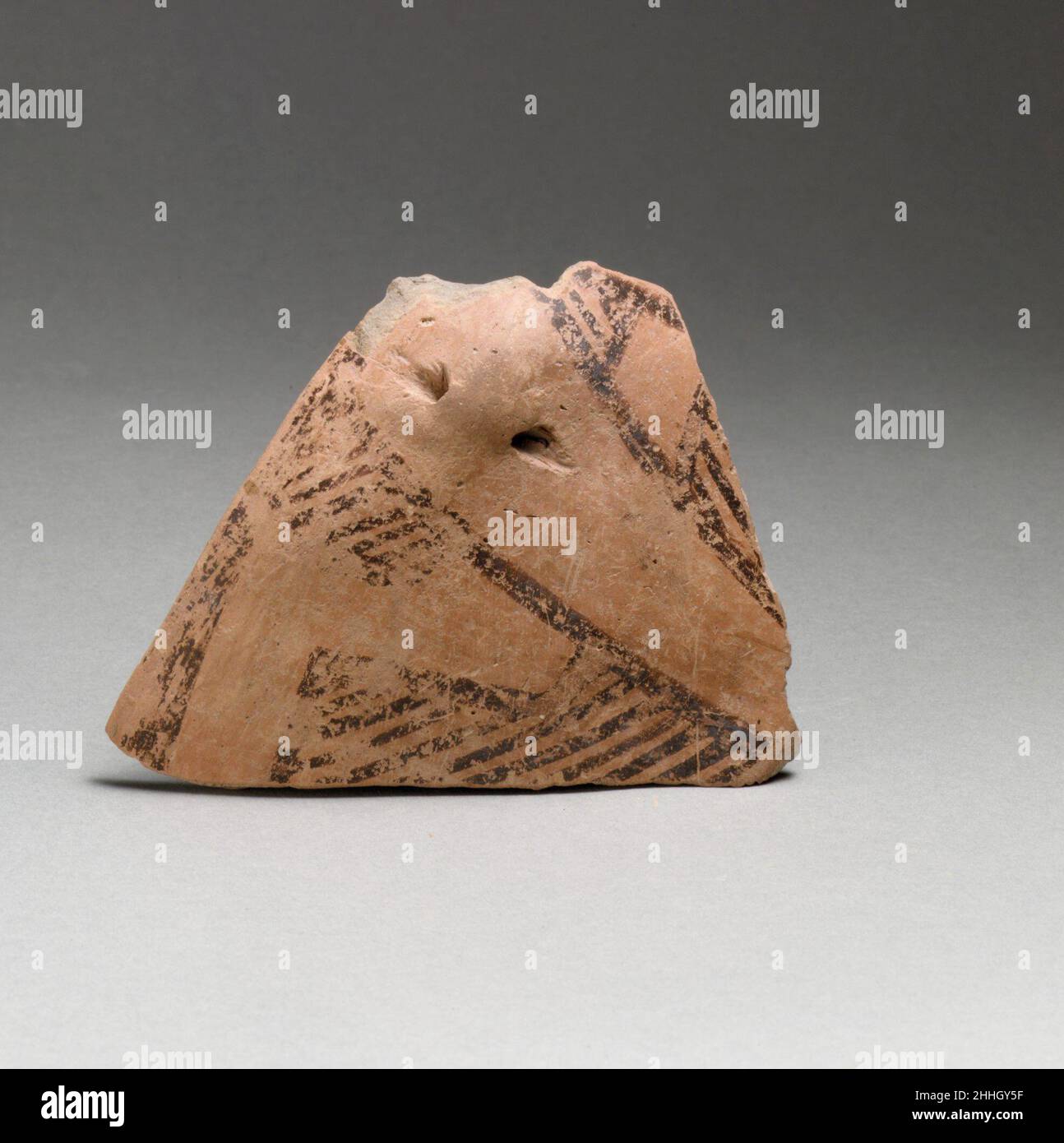 Vase fragment ca. 4000–3000 B.C. Neolithic, Thessaly. Vase fragment ...