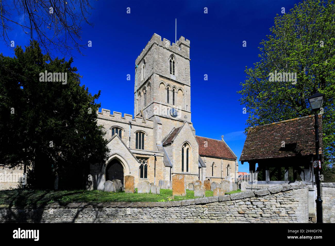 St Marys church, Felmersham village, Bedfordshire County, England, UK ...