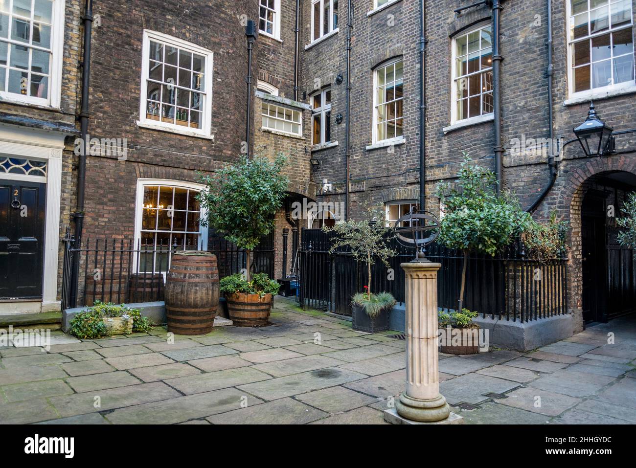 Pickering Square, the smallest London square in the upmarket St James's ...