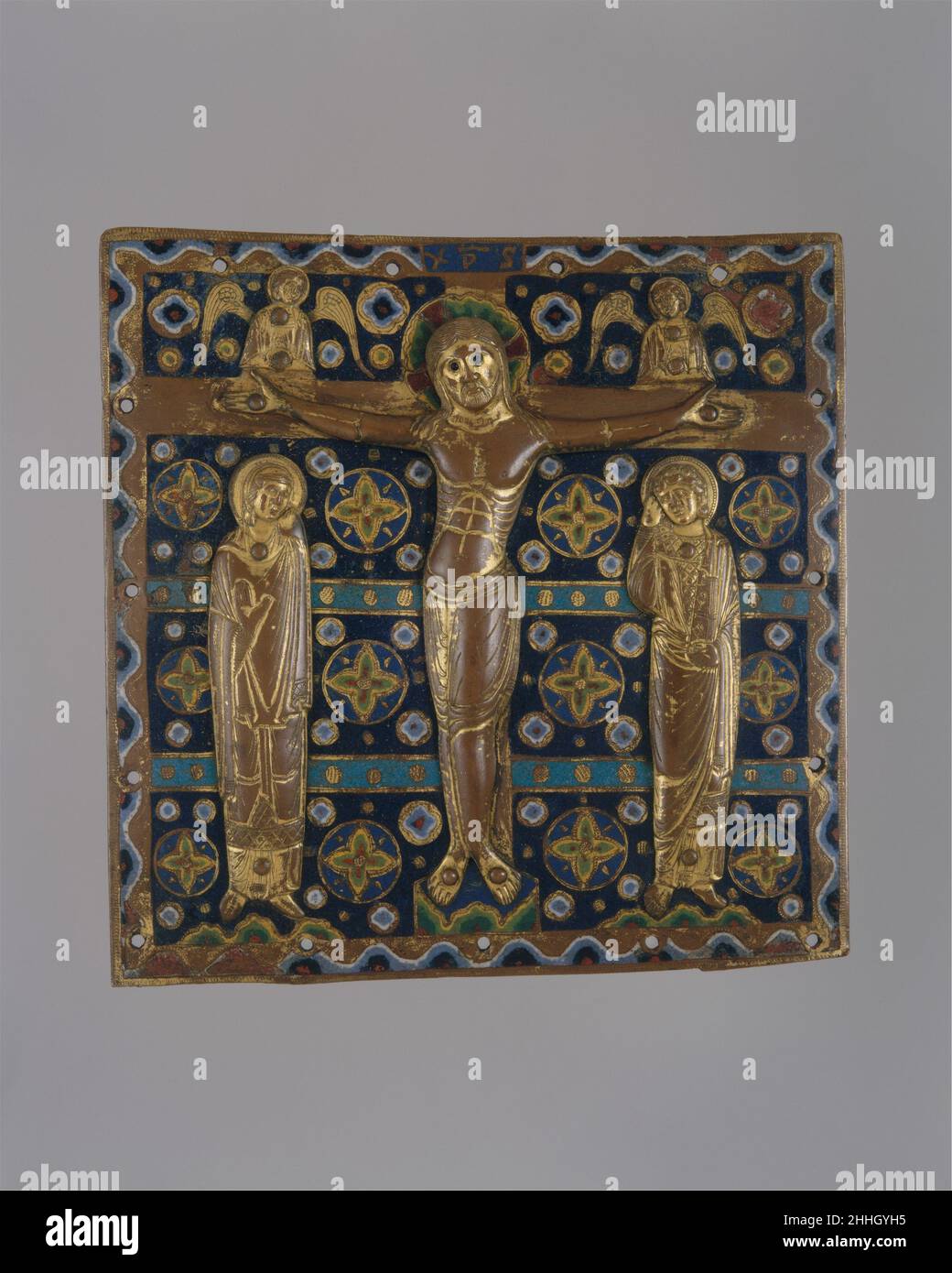 Plaque with the Crucifixion first quarter 13th century French. Plaque with the Crucifixion ...