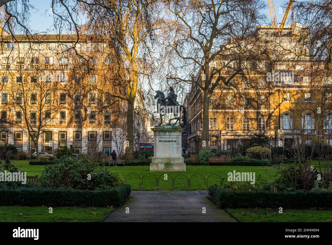 Equestrian statue of William III by John Bacon Junior stands in St ...