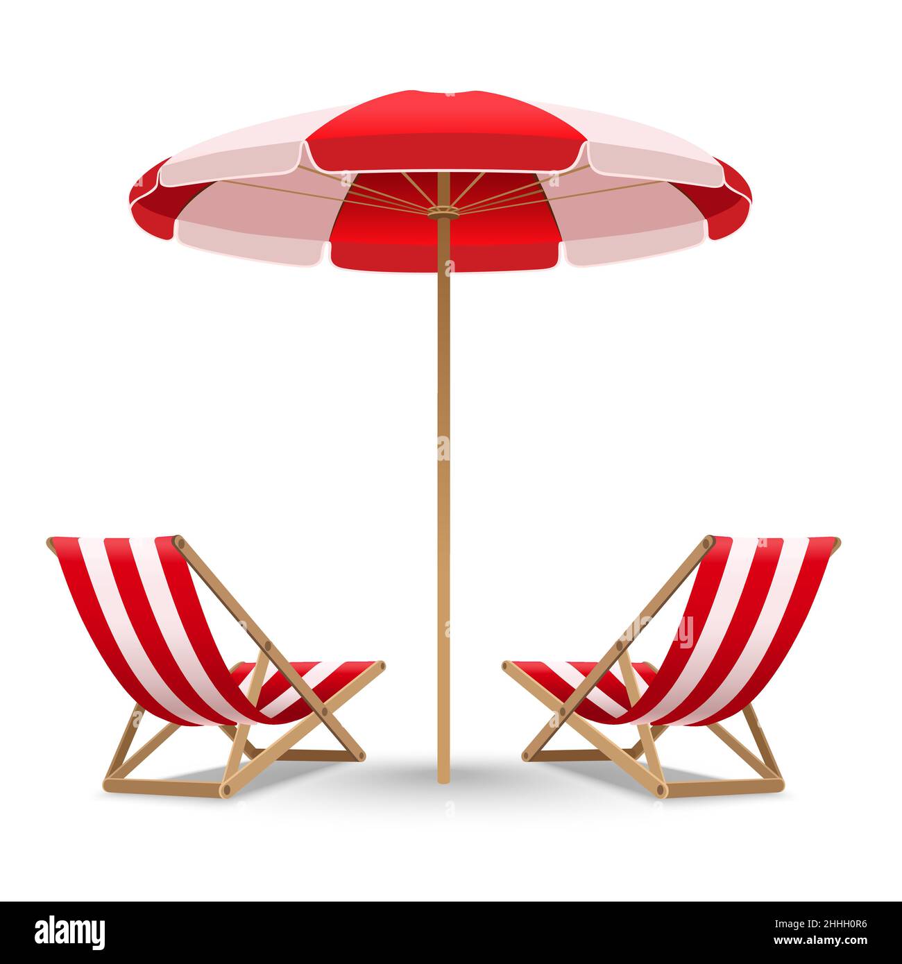 Red umbrella canopy Stock Vector Images - Alamy