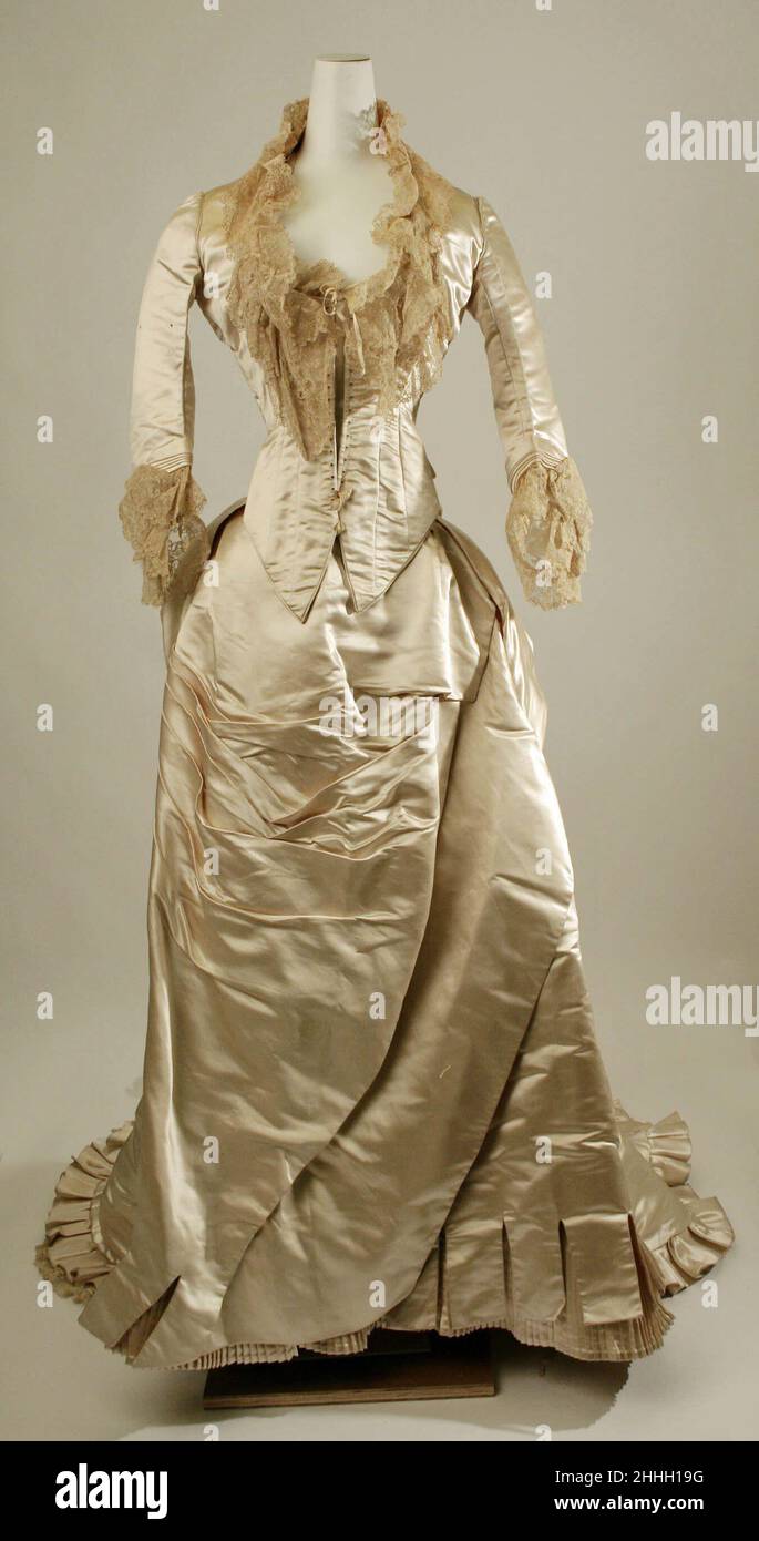 Wedding dress ca. 1882 Josephine H. Egan. Wedding dress. American. ca ...