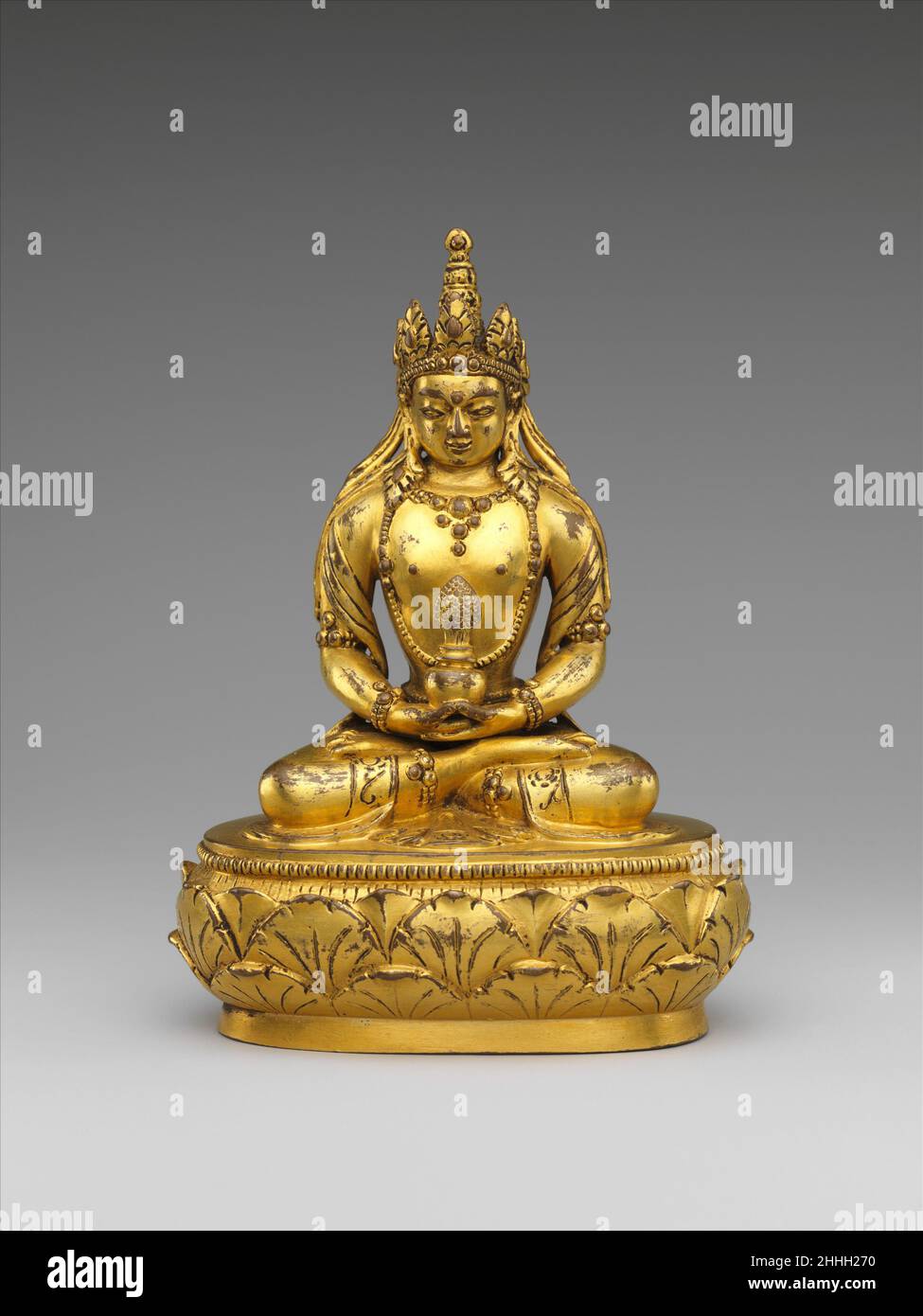 Seated Amitayus 17th–18th century Mongolia The Buddha Amitayus holds a ...
