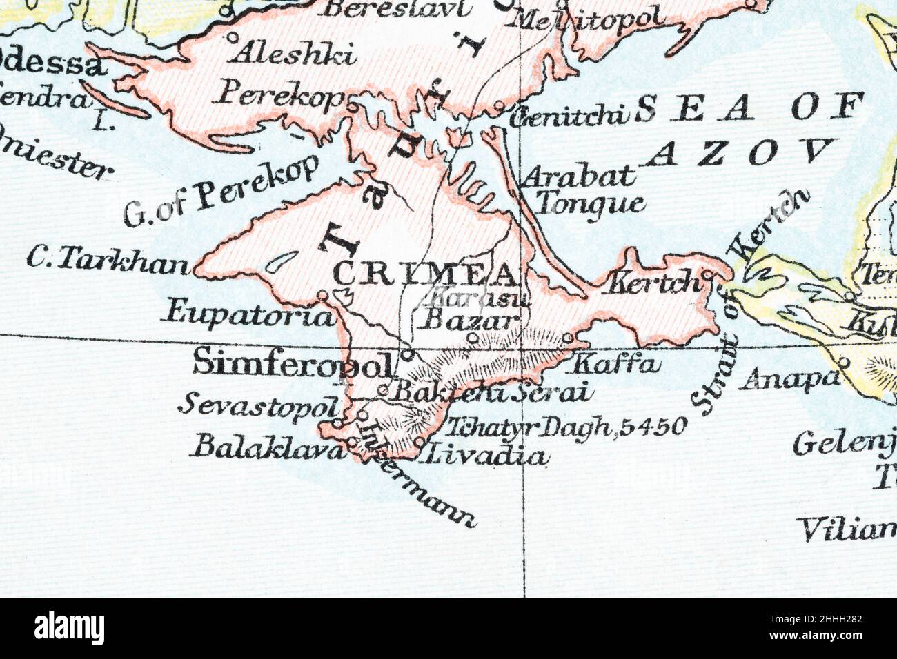 Historic inkermann map hi-res stock photography and images - Alamy