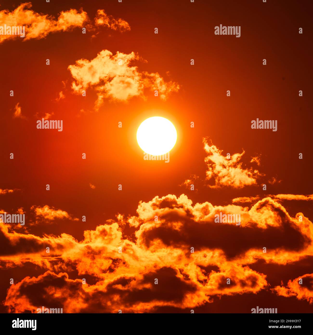 Heatwave hot sun. Climate Change. Global Warming Stock Photo - Alamy
