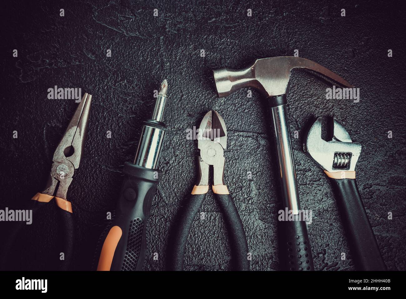 Basic home repair tools hi-res stock photography and images - Alamy