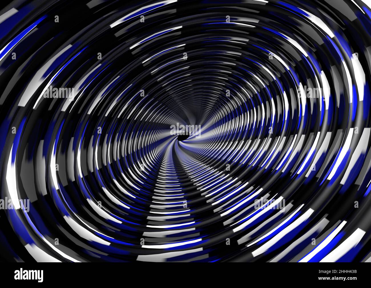 Abstract blue circle swirl background Stock Photo - Alamy