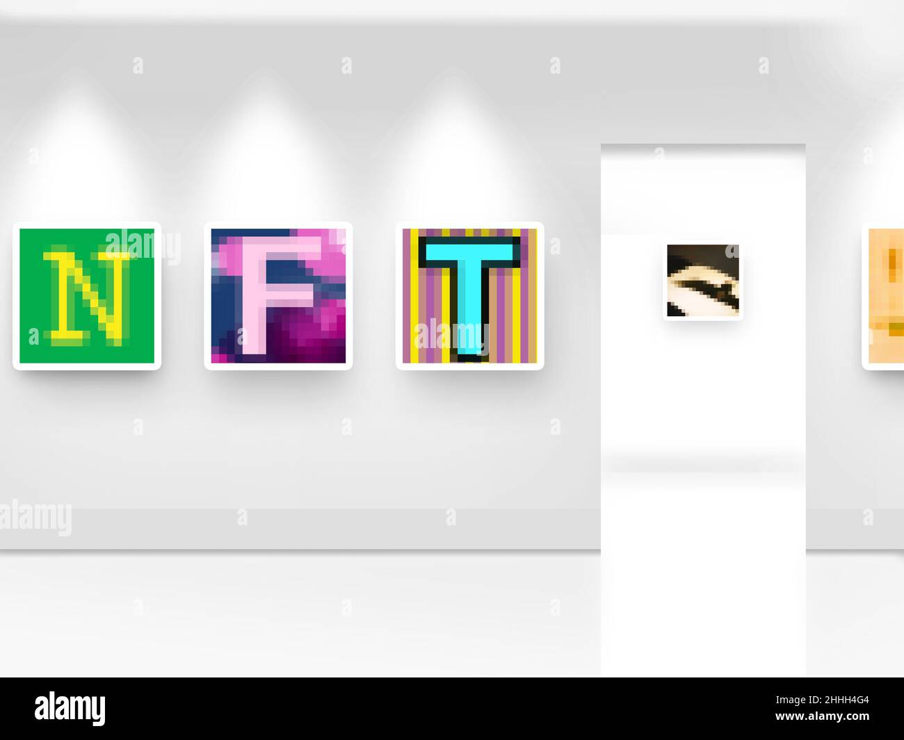 Nft art gallery hi-res stock photography and images - Alamy