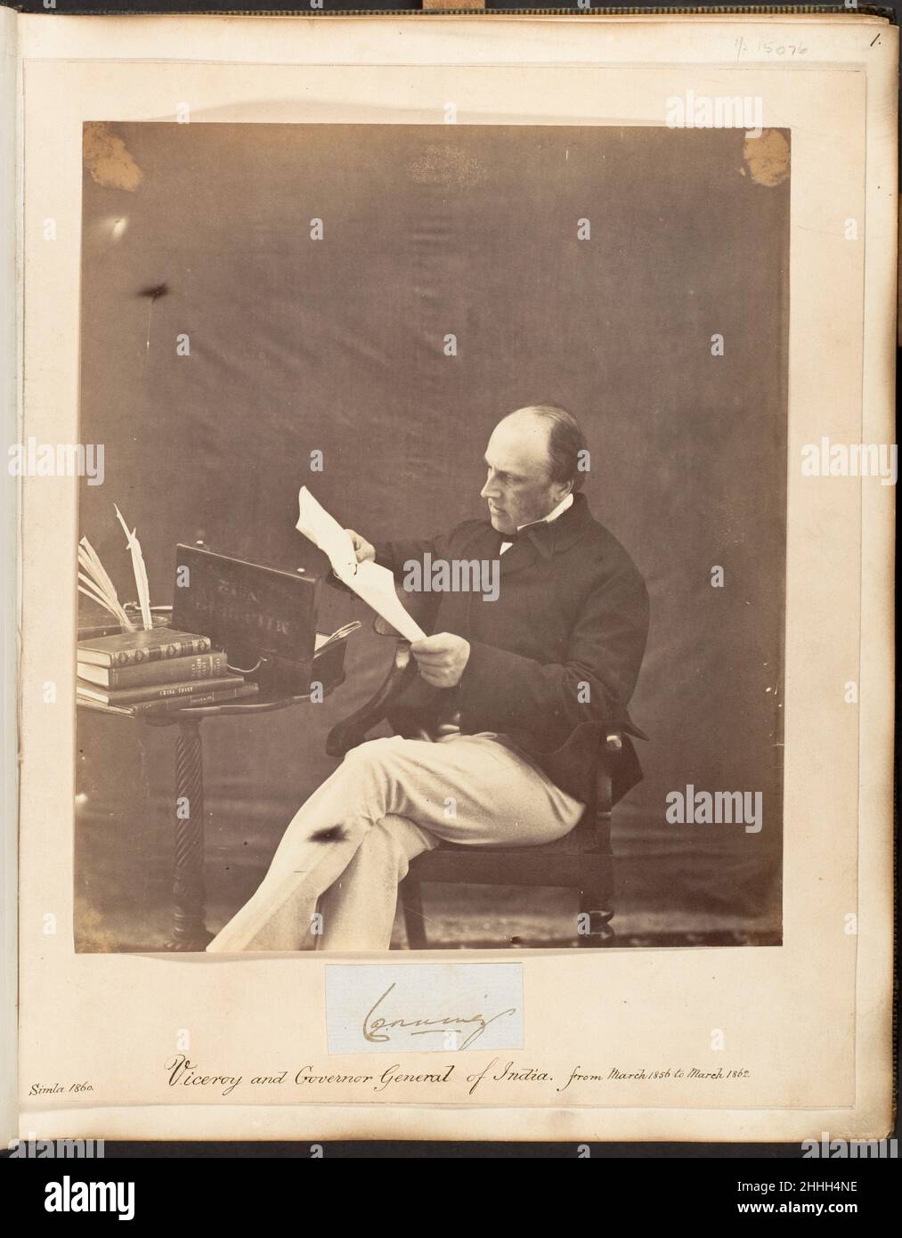 [Lord Canning, Viceroy and Governor General of India, from March 1856 ...