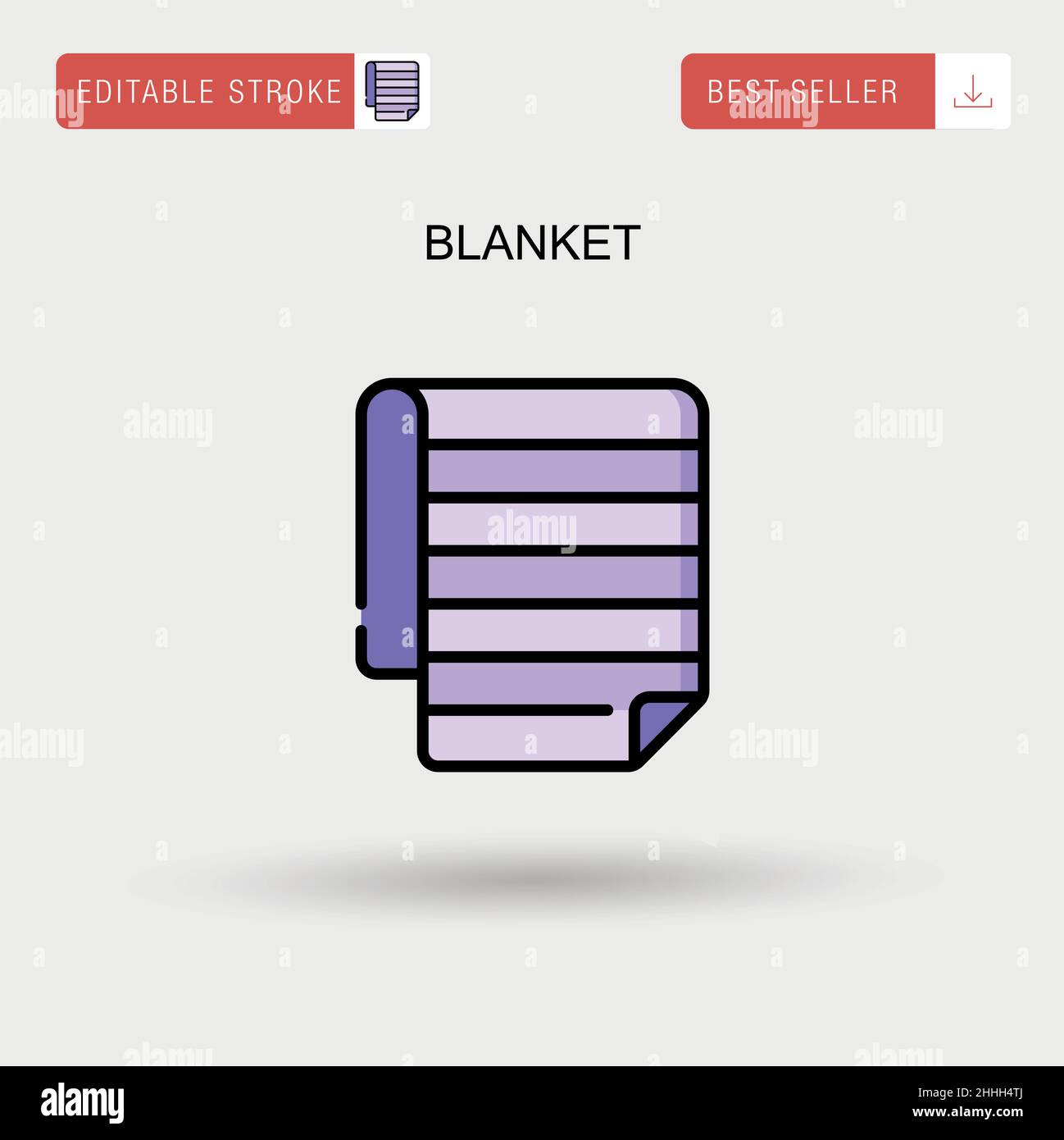 Blanket Simple vector icon Stock Vector Image & Art - Alamy