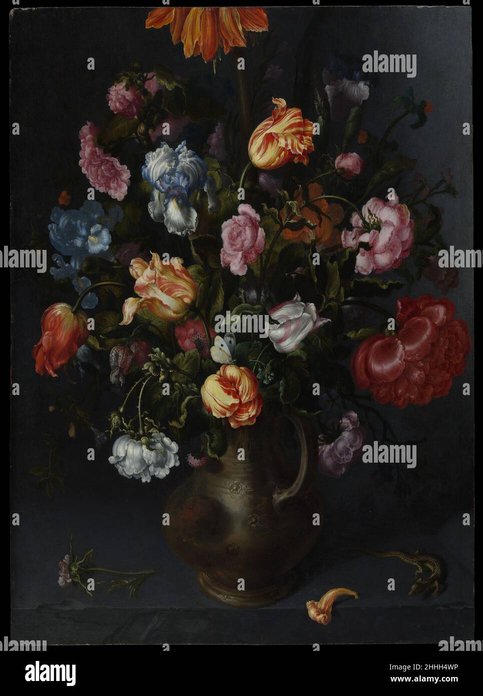 A Vase with Flowers probably 1613 Jacob Vosmaer Dutch The Delft painter ...