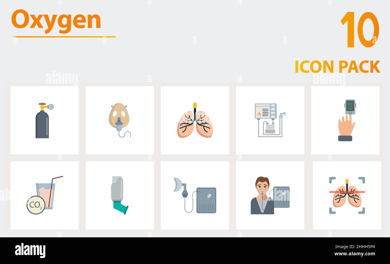 Oxygen icon set. Collection of simple elements such as the oxygen ...