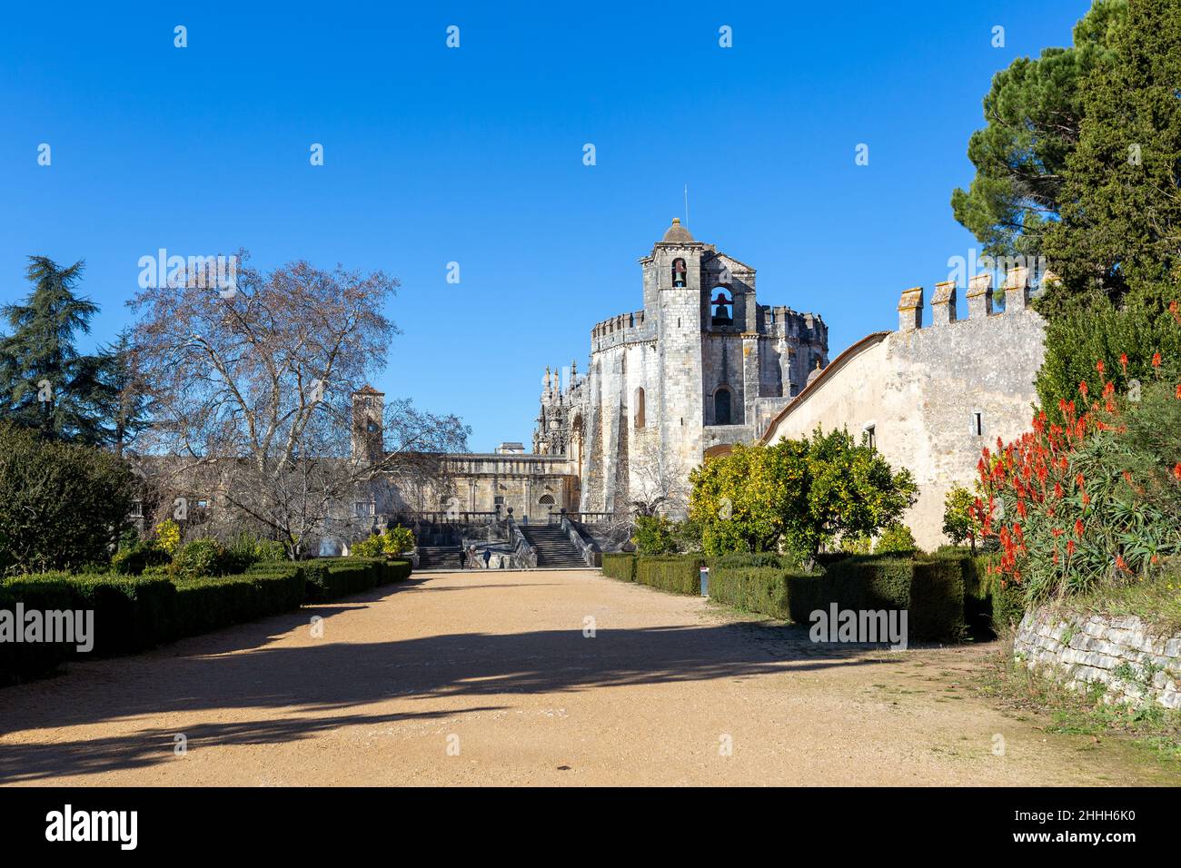 Convent of Christ or 'Convento de Cristo' is ornately sculpted ...