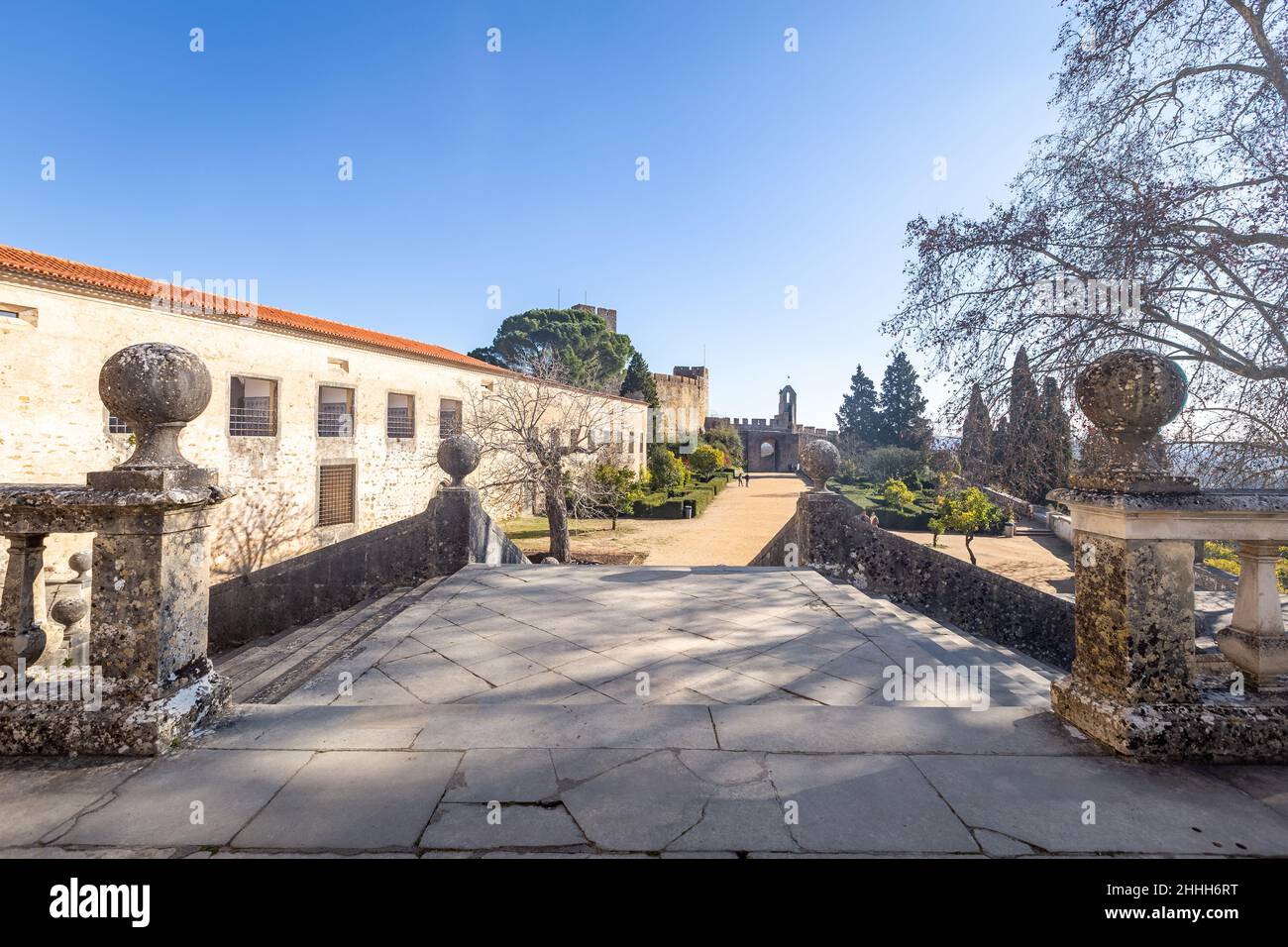 Convent of Christ or 'Convento de Cristo' is ornately sculpted ...