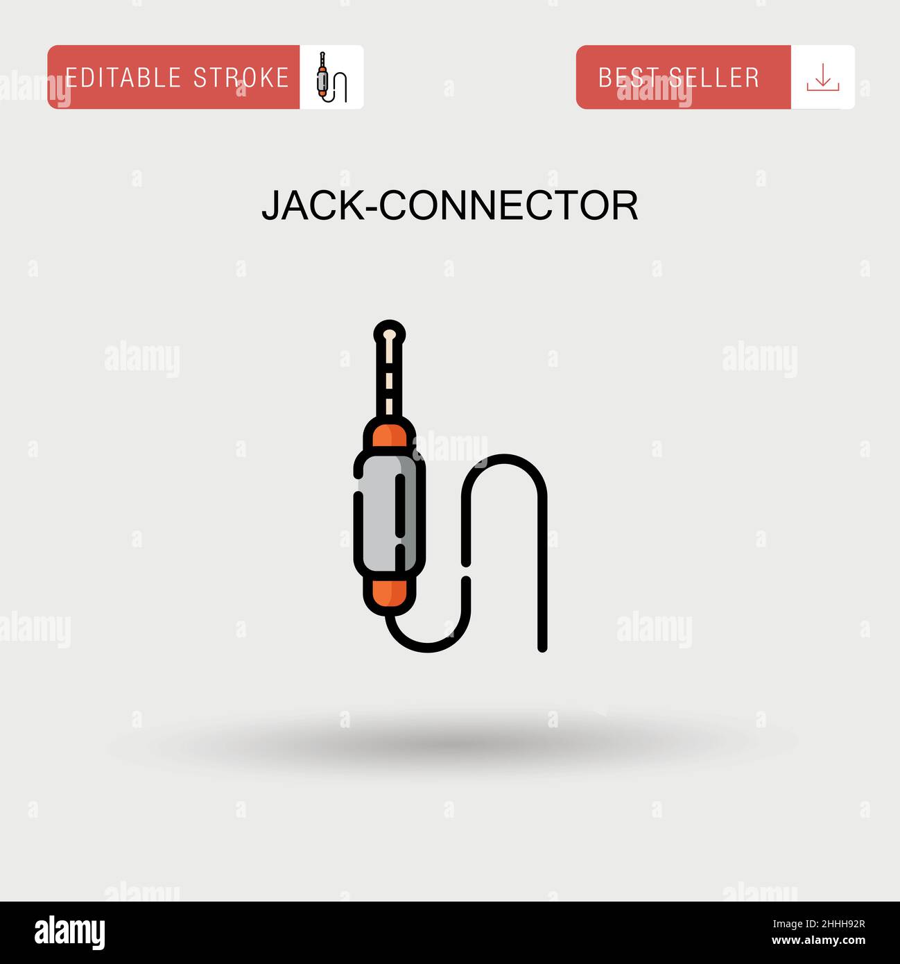 Jack connector Stock Vector Images - Alamy