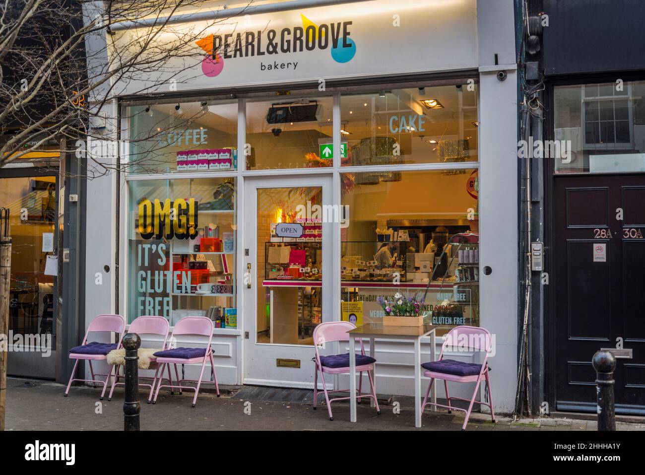 Trendy semi pedestrianised hi-res stock photography and images - Alamy