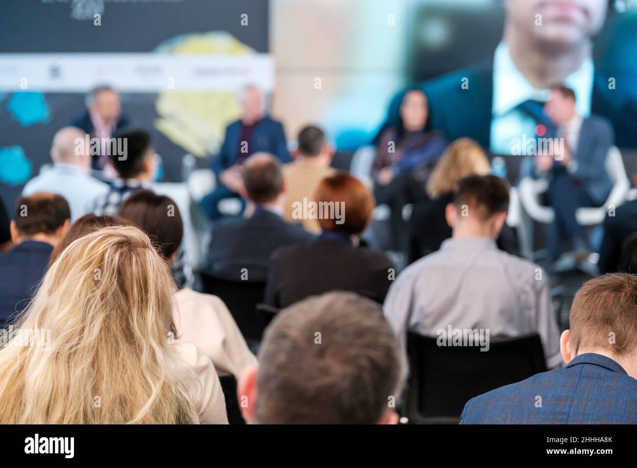 People sitting in conference room Stock Photo - Alamy