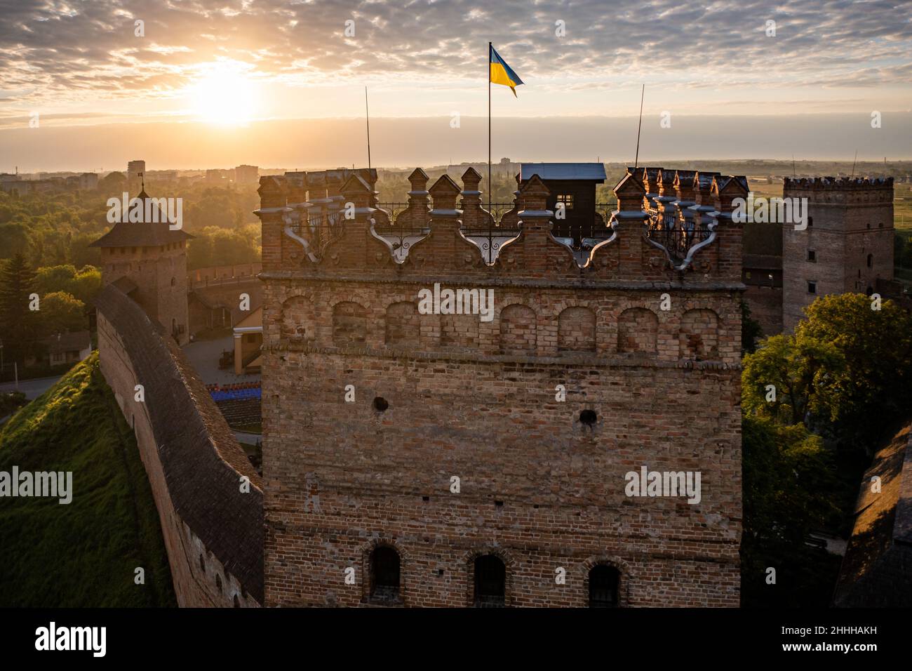 Lubarts castle from drone hi-res stock photography and images - Alamy