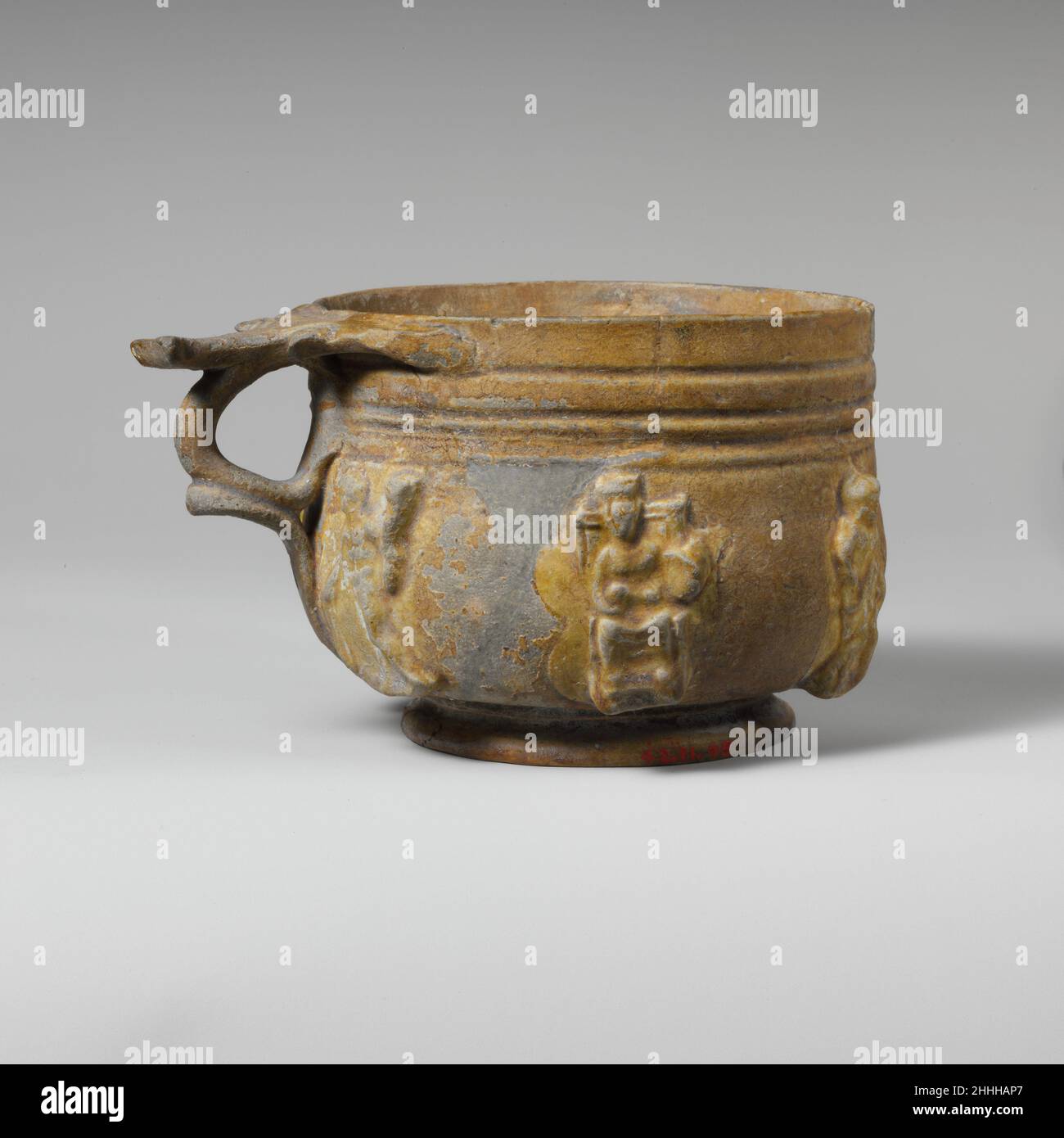 Terracotta scyphus (drinking cup) late 1st century B.C.–early 1st ...