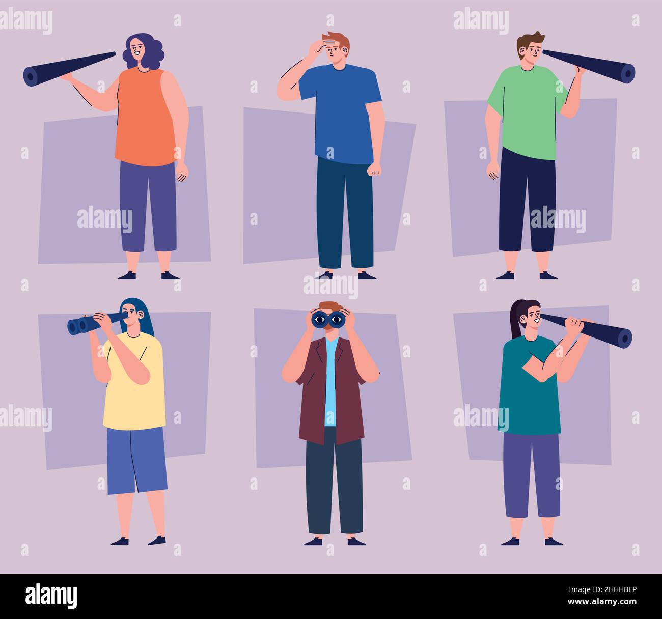 Job searching recruitment employees Stock Vector Images - Alamy