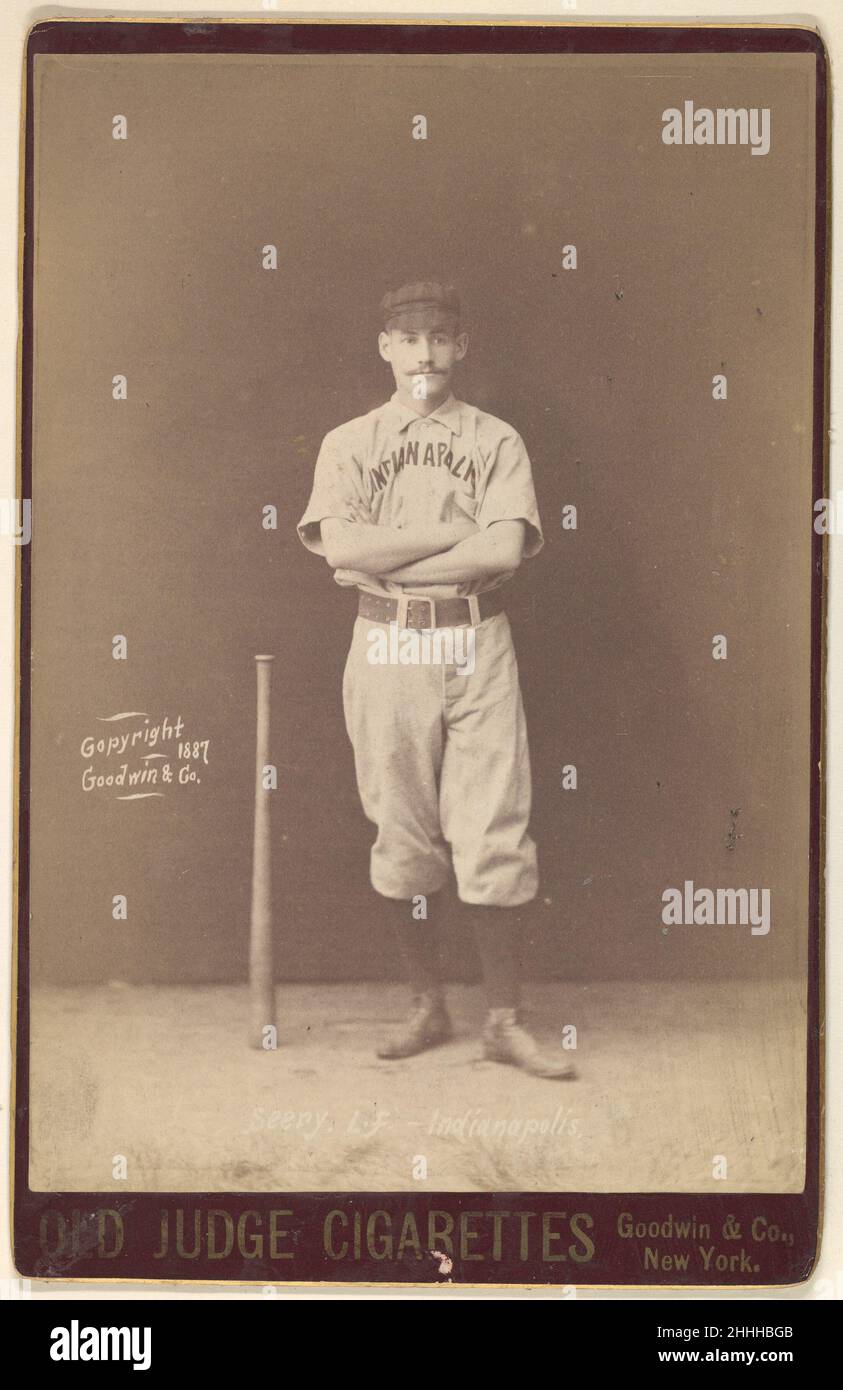 Seery, Left Field, Indianapolis, from the series Old Judge Cigarettes ...