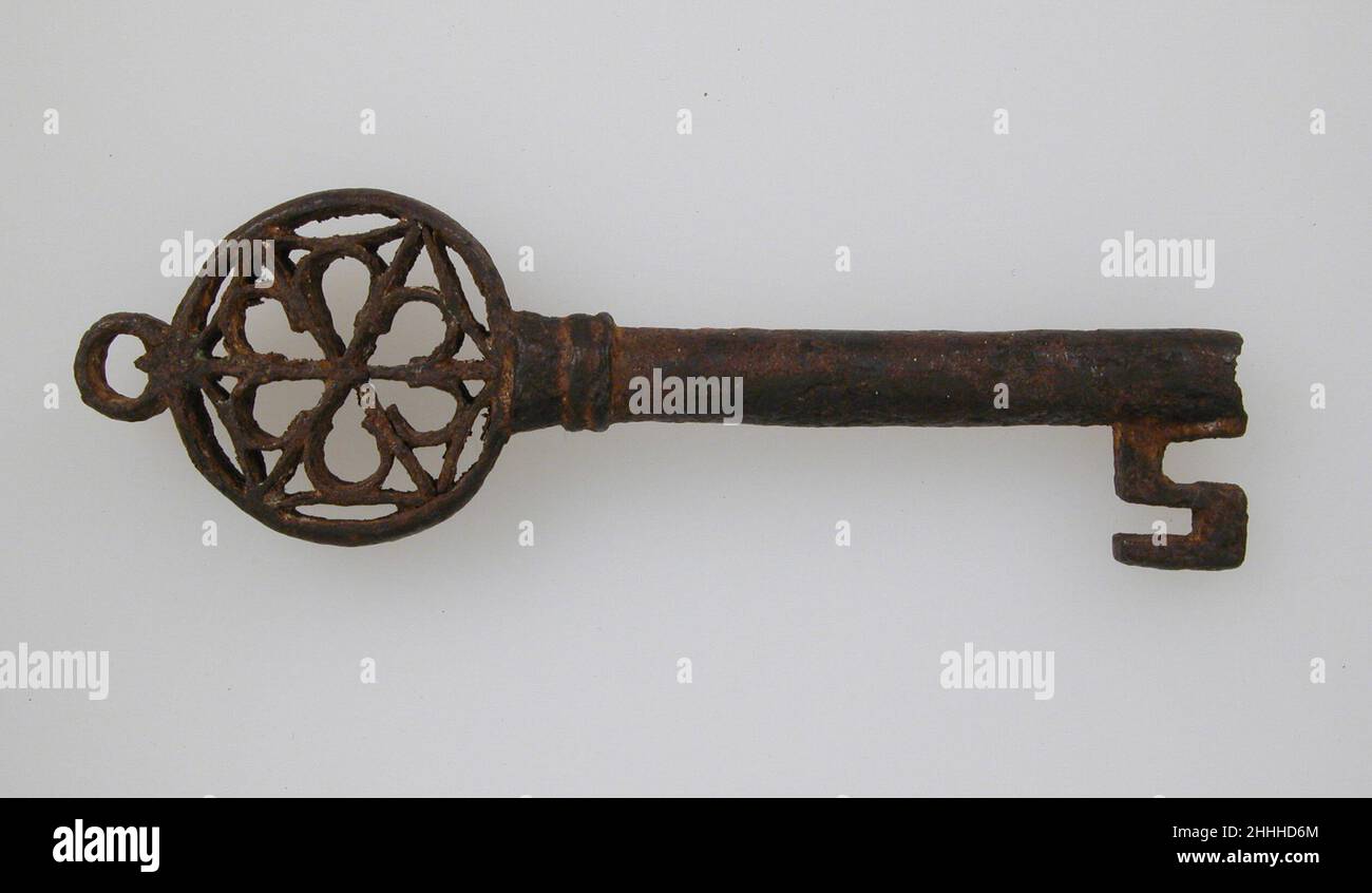 Key 15th century German The decoration of Gothic iron locks and keys ...