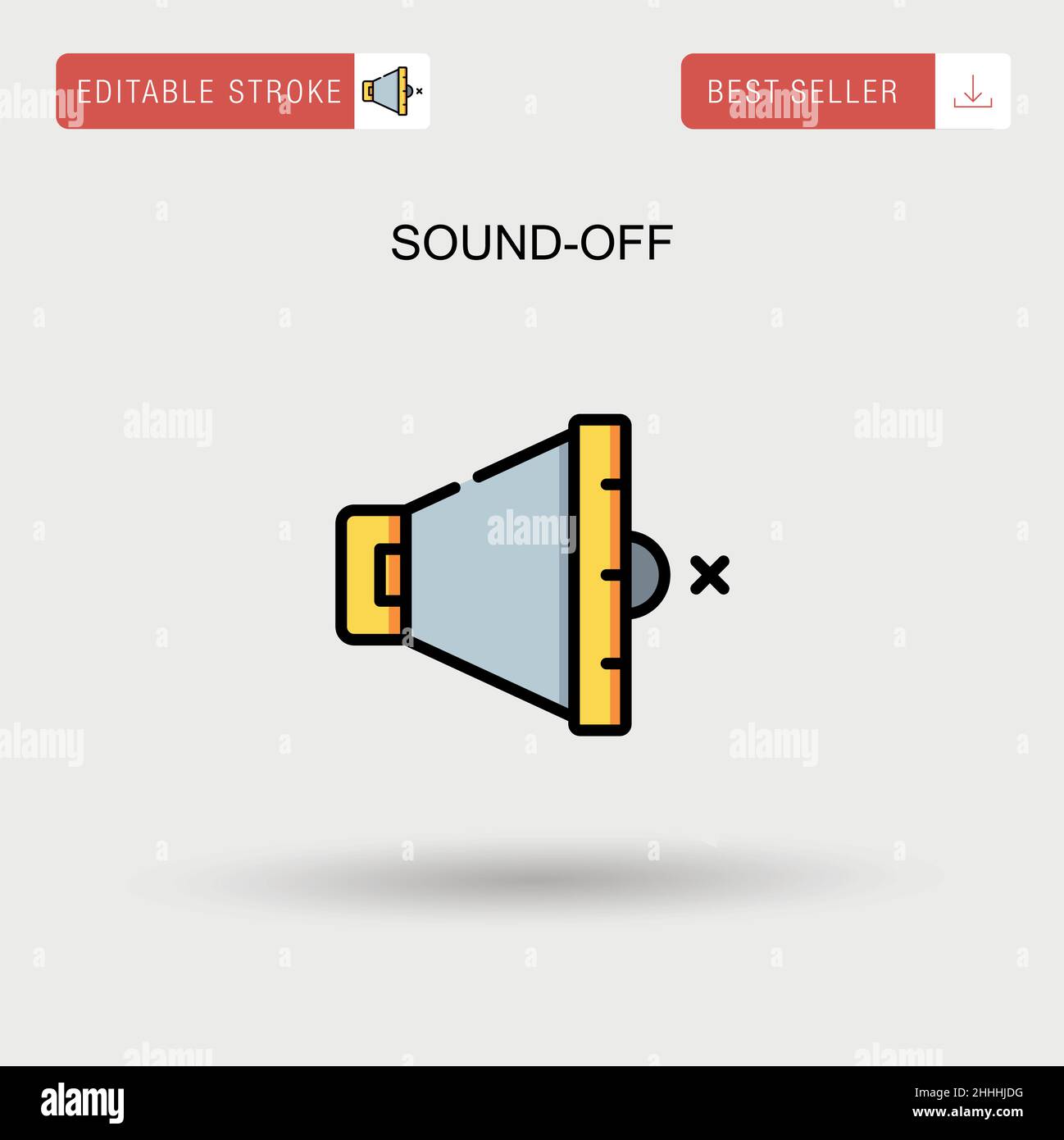 Sound off icon hi-res stock photography and images - Alamy
