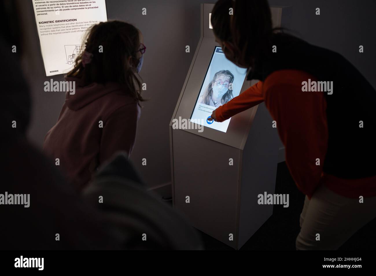 3D Face printing machine. Print3D itinerary exhibition about the ...