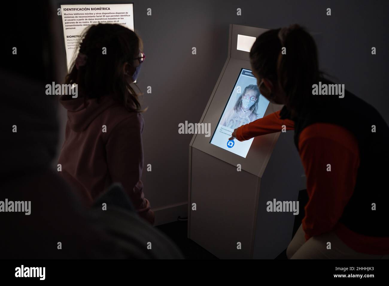 3D Face printing machine. Print3D itinerary exhibition about the ...