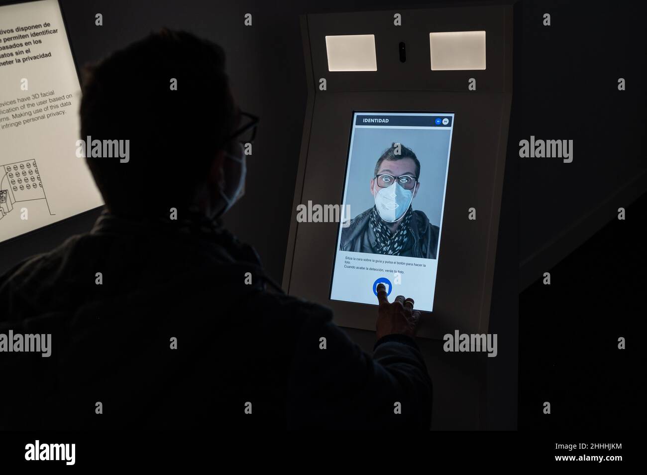 3D Face printing machine. Print3D itinerary exhibition about the ...