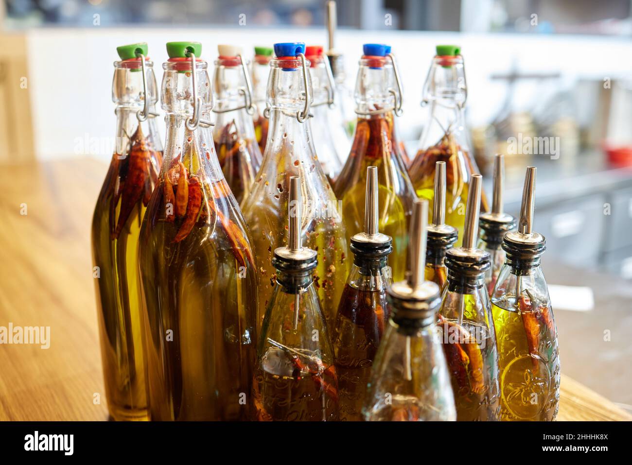 Classic ukrainian alcohol tincture with hot chilli pepper. Strong ...