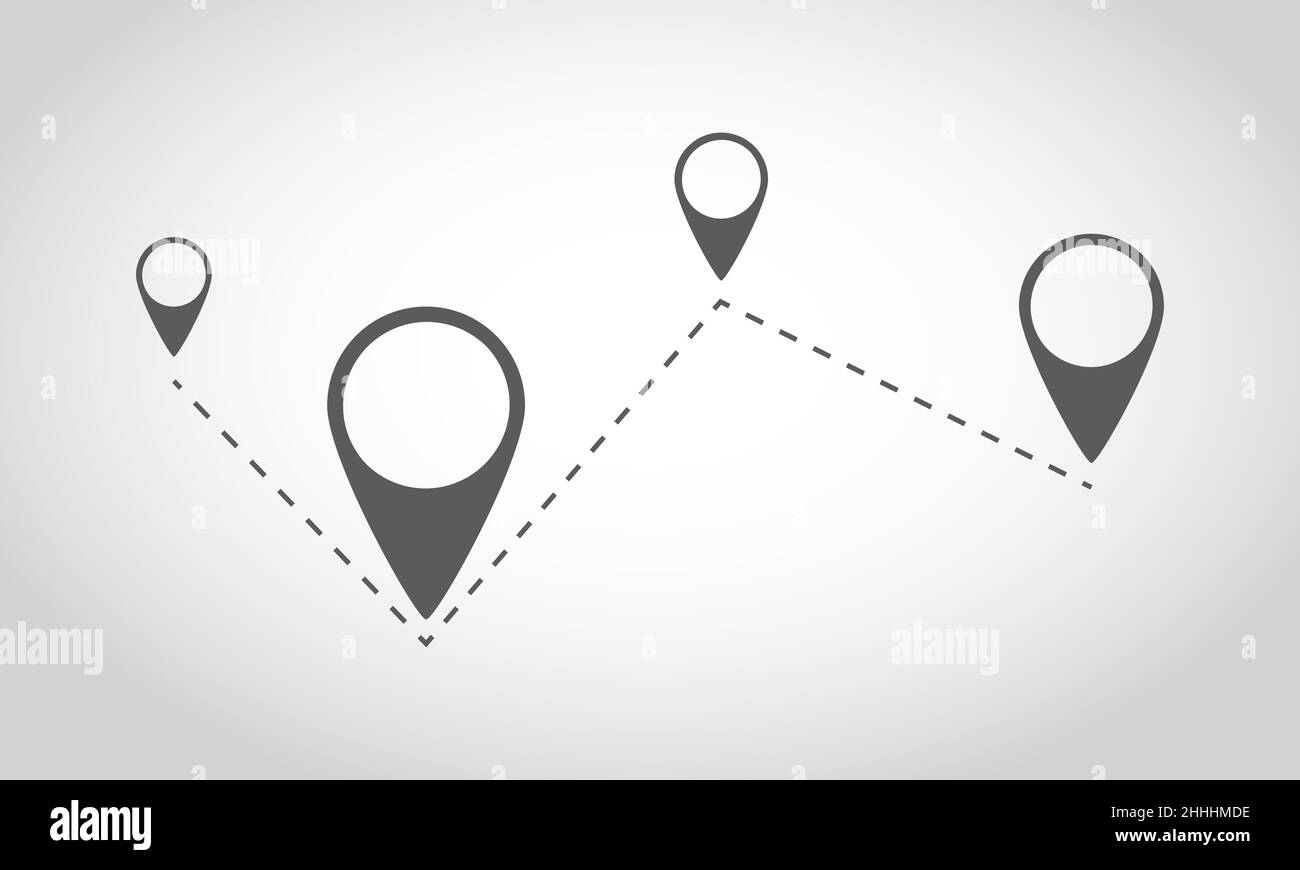 Direction markers Stock Vector Images - Alamy