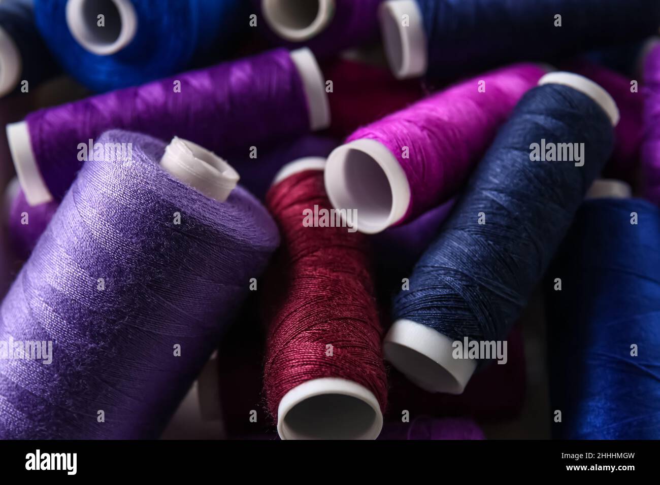Texture purple threads closeup hi-res stock photography and images - Alamy