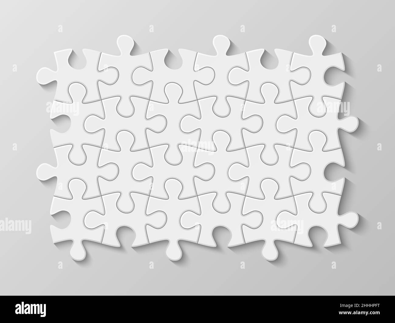Matched pieces Stock Vector Images - Alamy