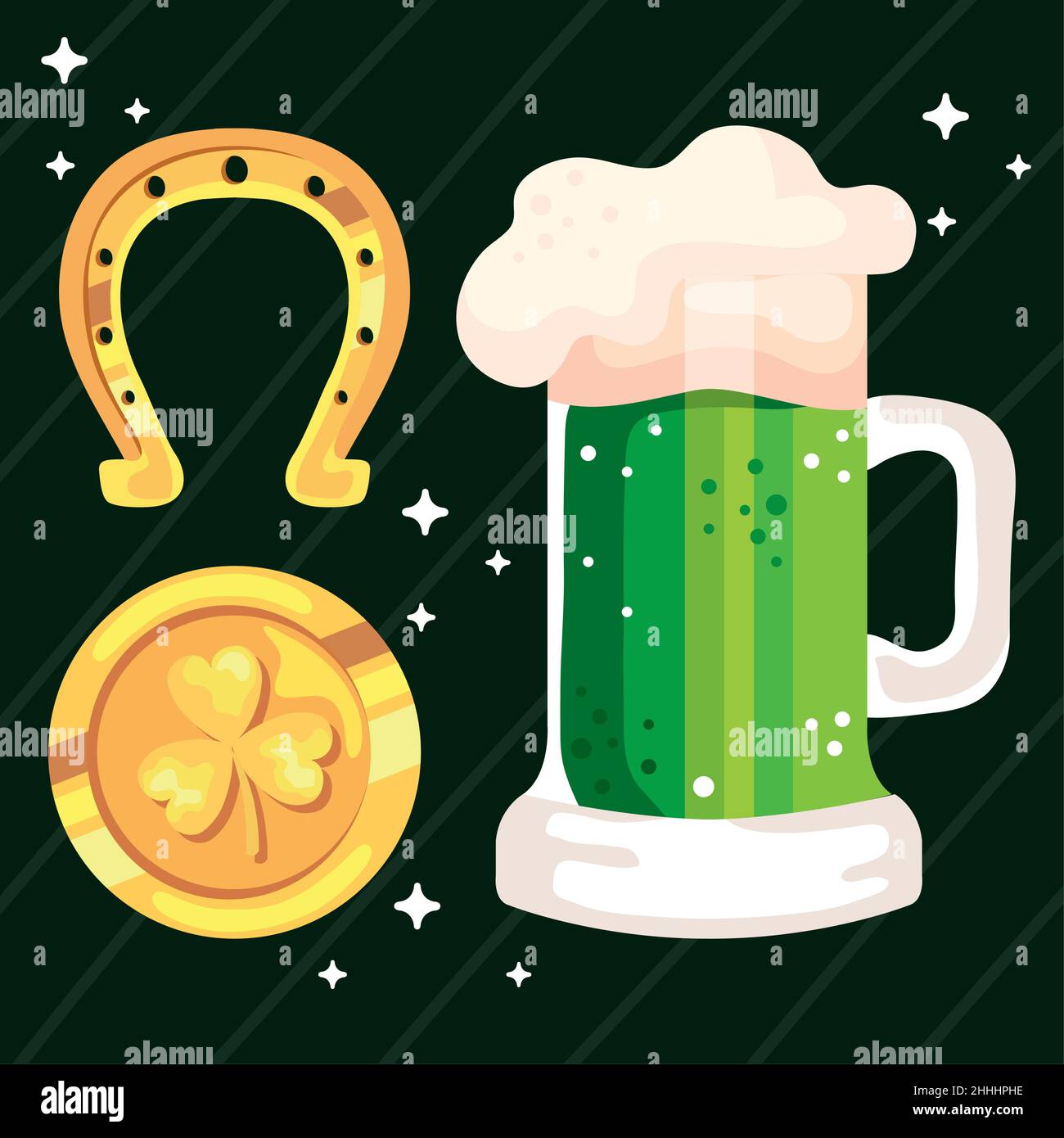 three st patricks day icons Stock Vector Image & Art - Alamy