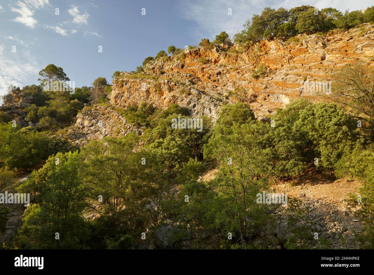 landscape at the borosa river trail Stock Photo - Alamy