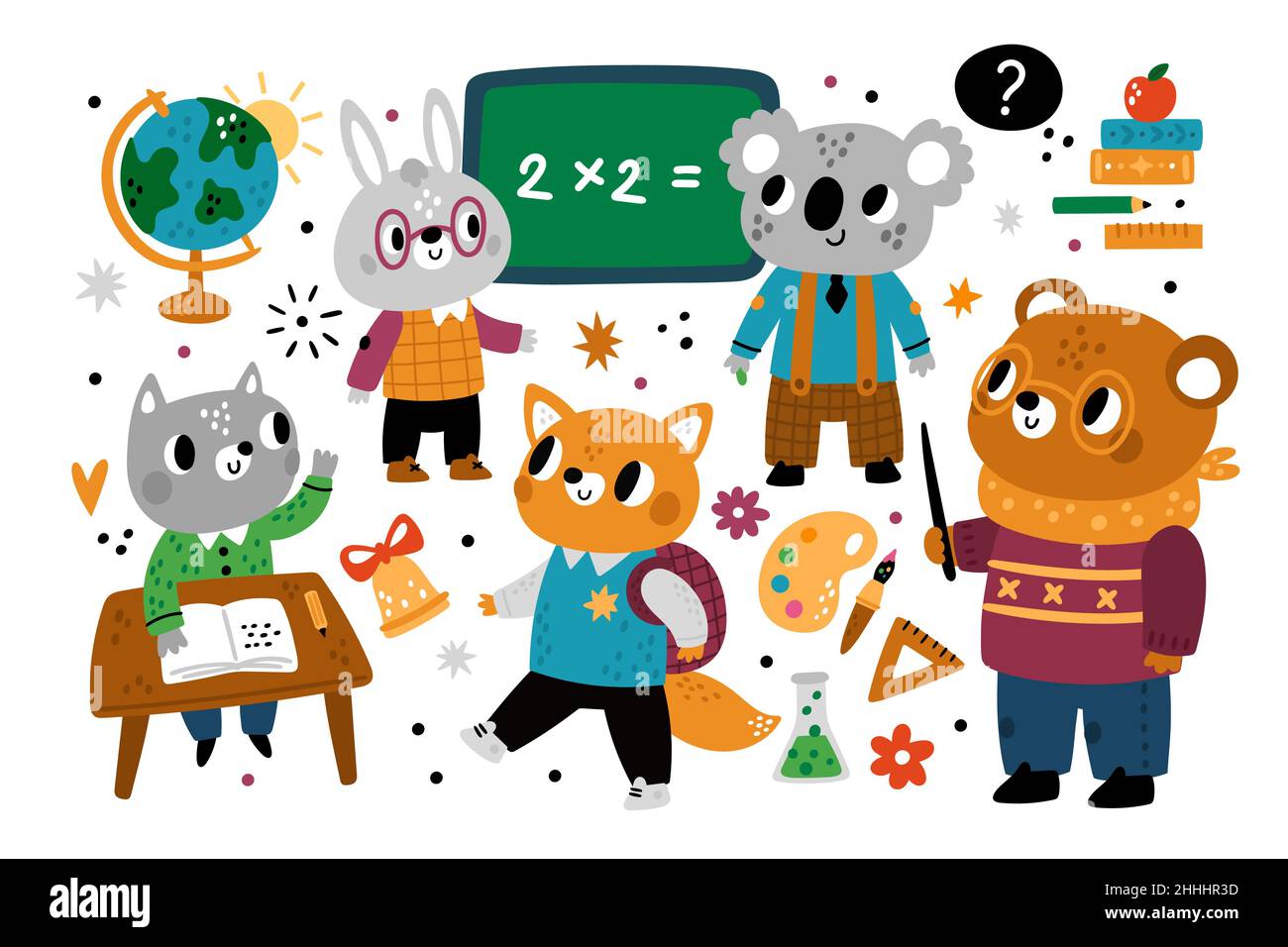 Forest school students uniform Stock Vector Images - Alamy