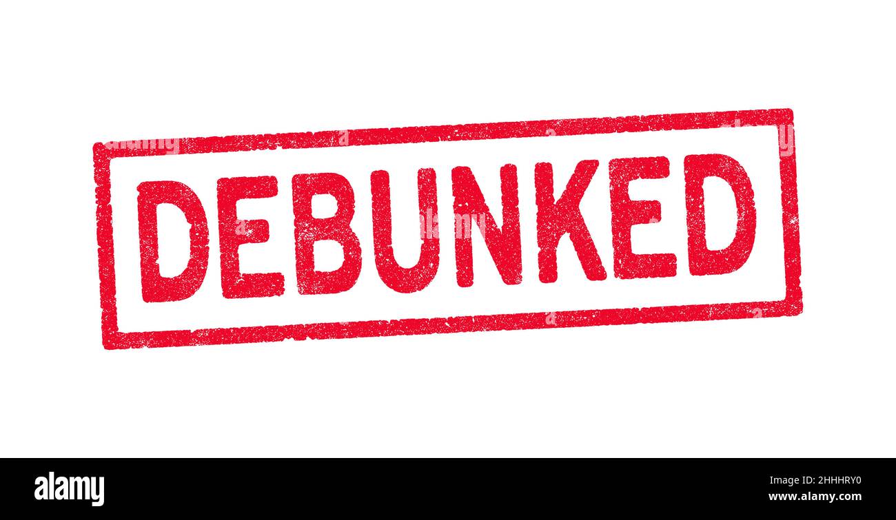 Debunked vector vectors hi-res stock photography and images - Alamy