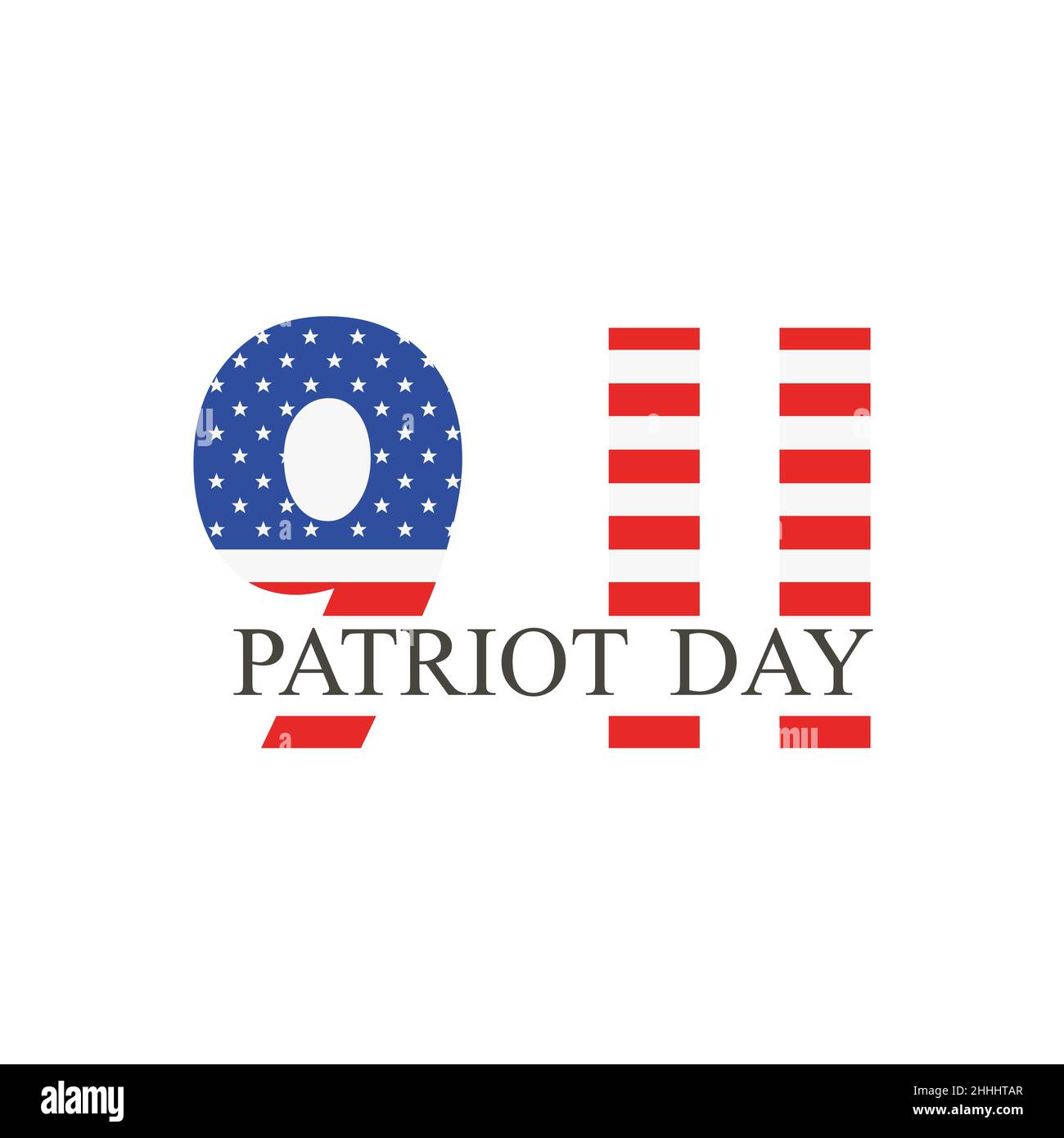 Patriot Day, september 11. We will never forget. Vector illustration ...
