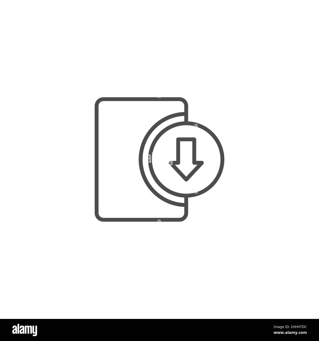 Software download icon vector, filled, line, glyph, color flat sign ...