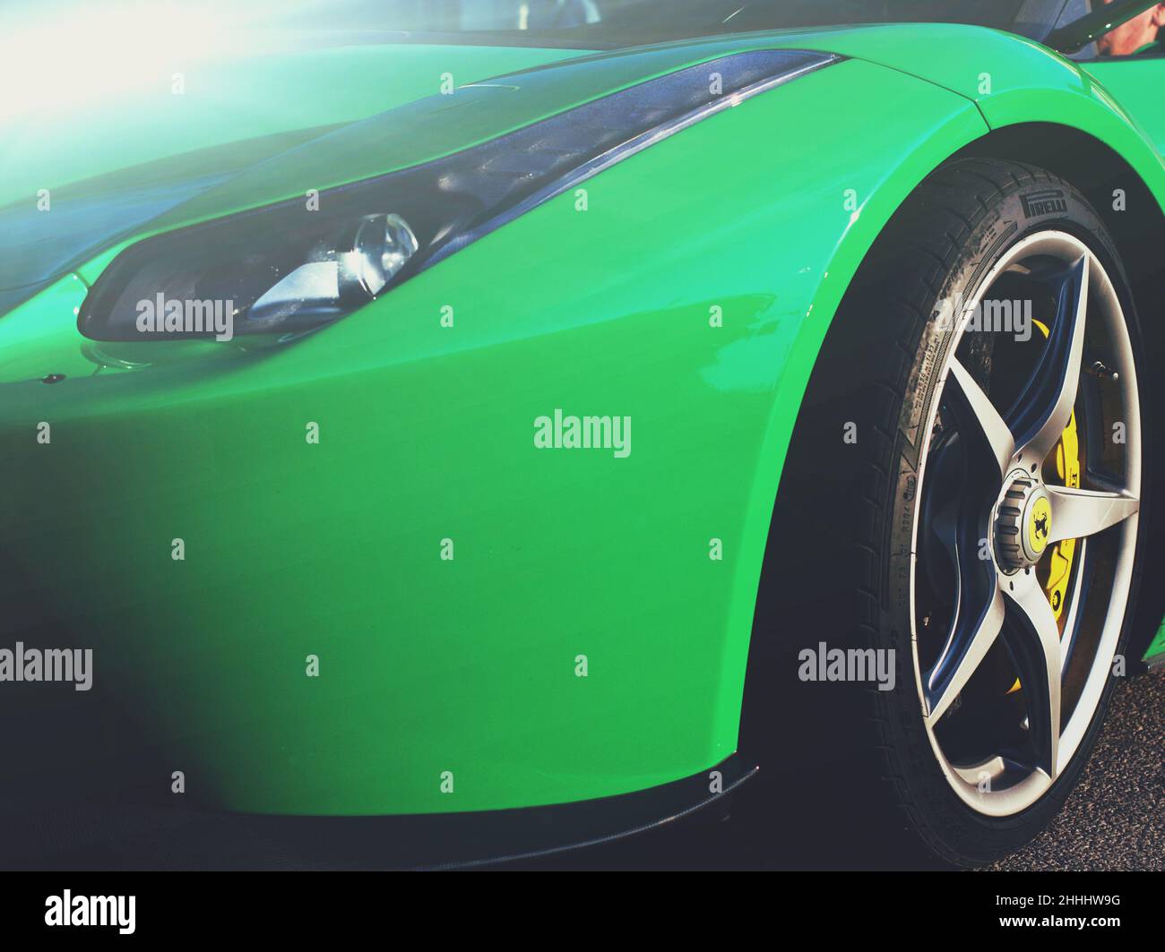 Lime Green Ferrari Enzo