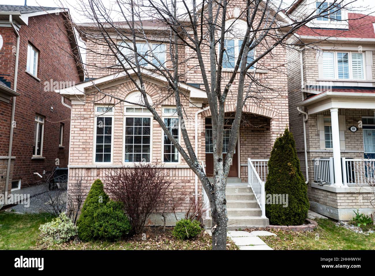 Markham houses drone view Stock Photo - Alamy