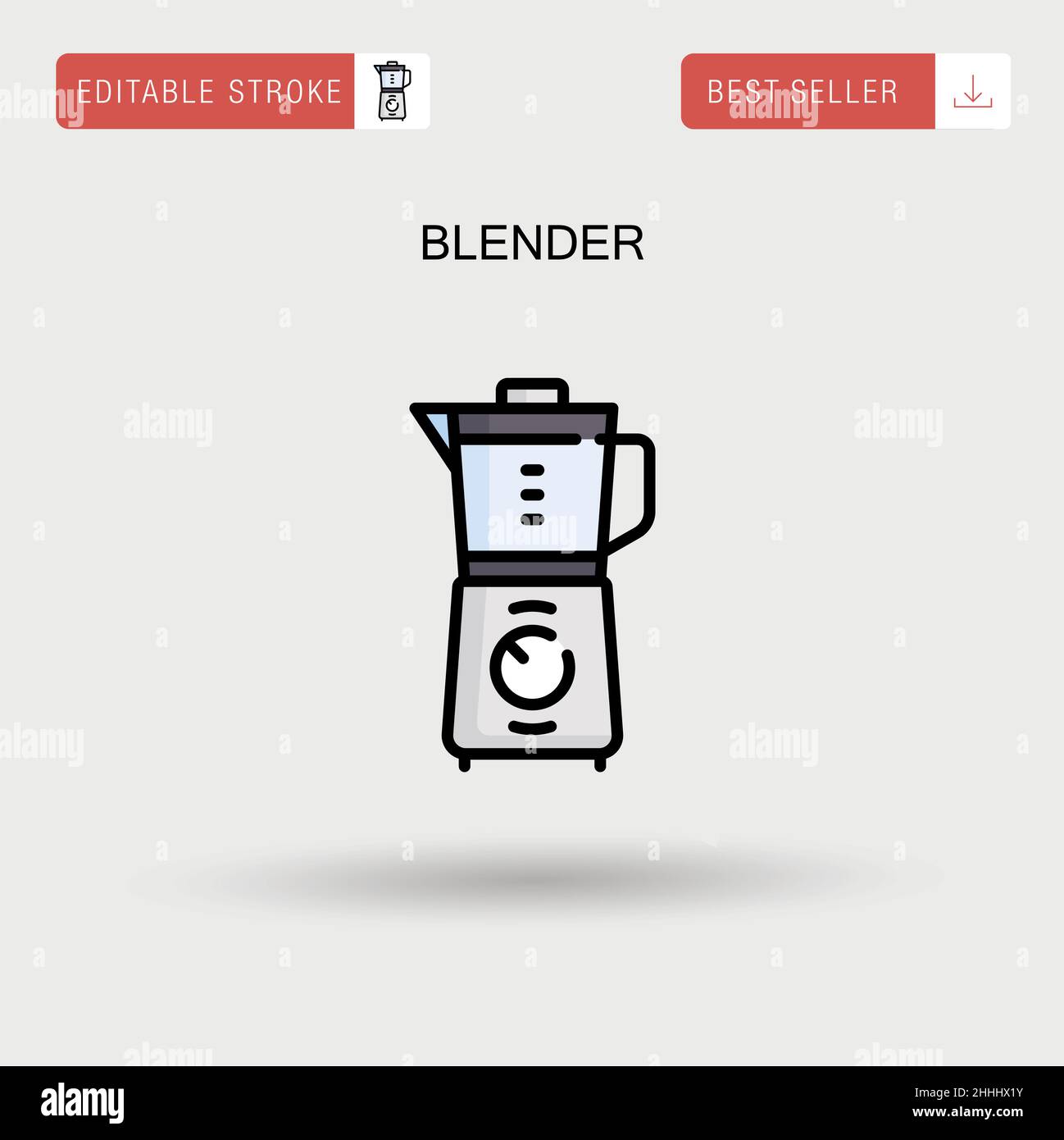 Blender Simple vector icon Stock Vector Image & Art - Alamy